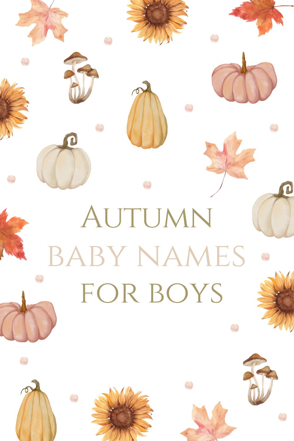 Autumn Themed Baby Names - Get inspired